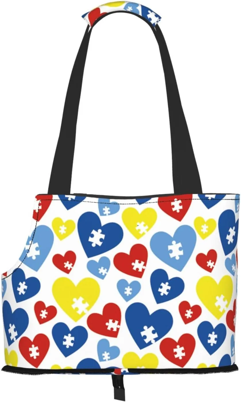 Foldable Pet Carrier Tote - Funny Print Design for Small Dogs & Cats ...