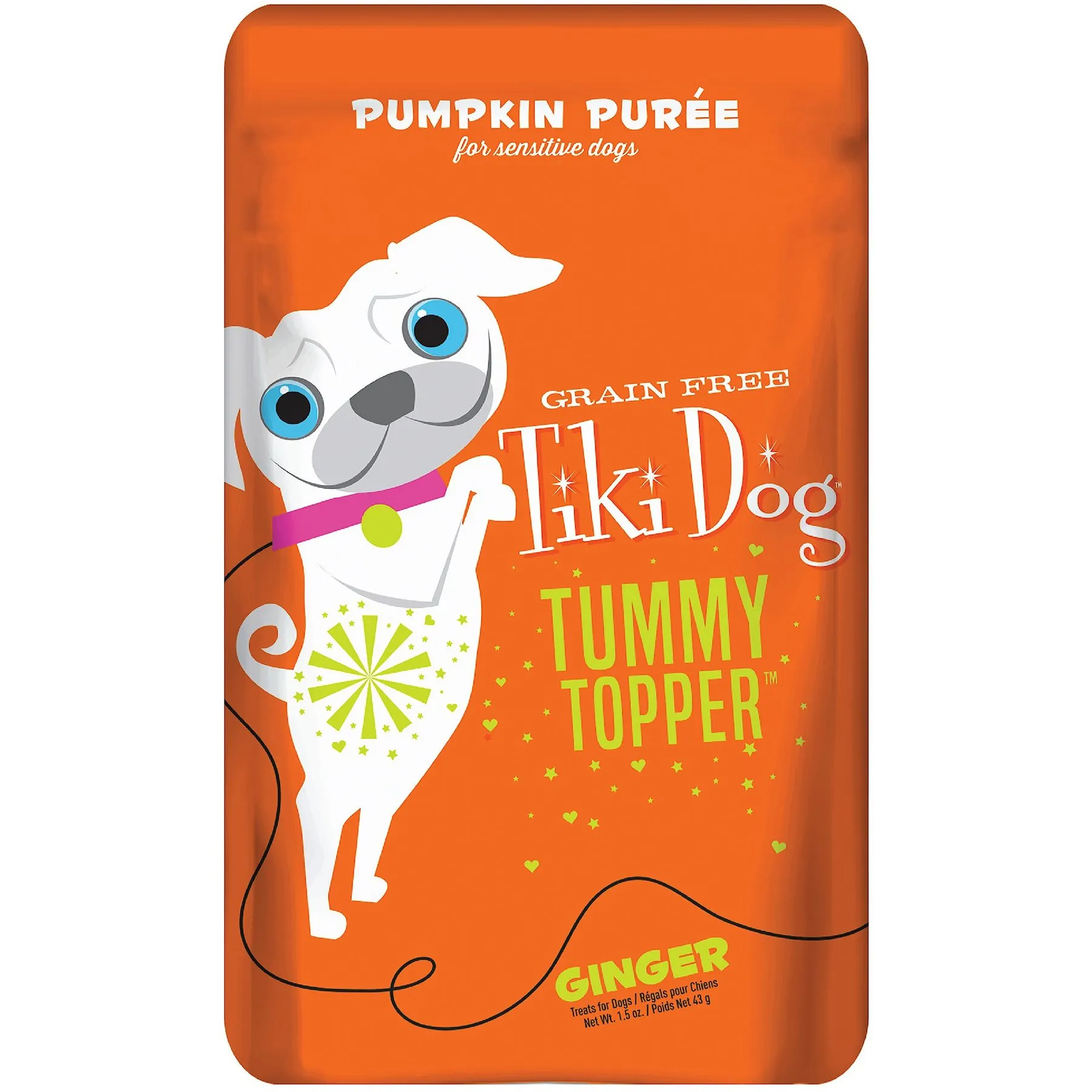 Grain-Free Wet Dog Food Topper with Pumpkin & Ginger Puree - Tiki Dog ...