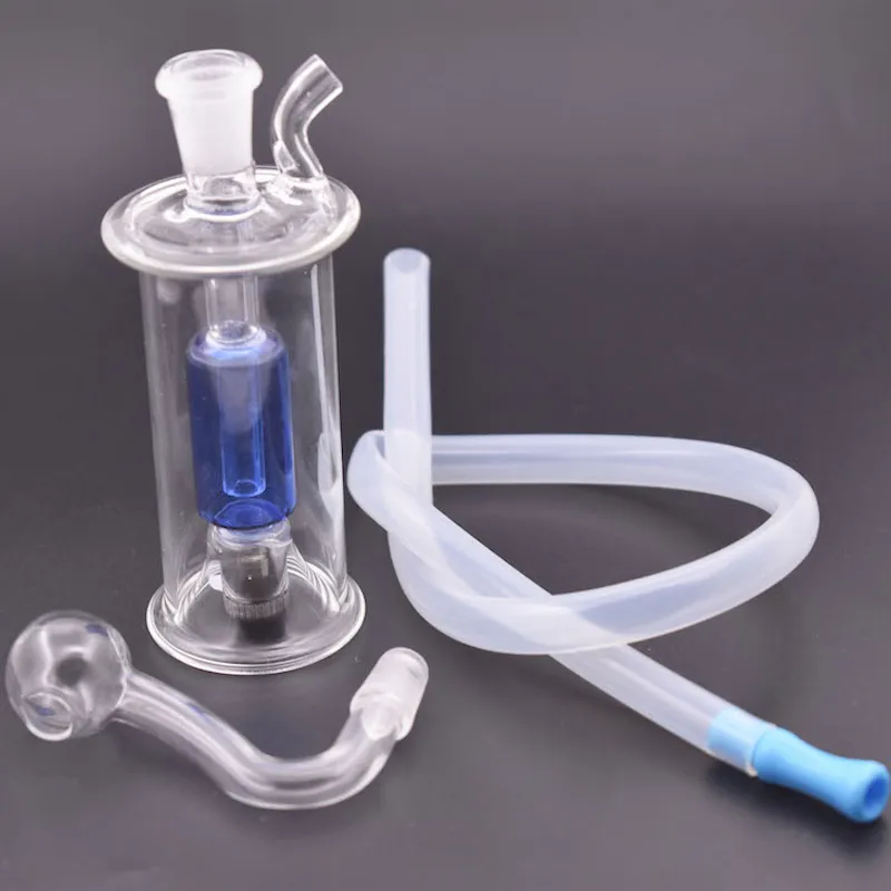 Wholesale 10mm Female Mini LED Light Water Dab Rig Bong Pyrex Hookah ...