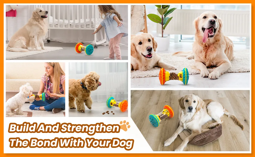 Interactive Treat Dispensing Dog Puzzle Toy: Keep Smart Dogs Busy ...