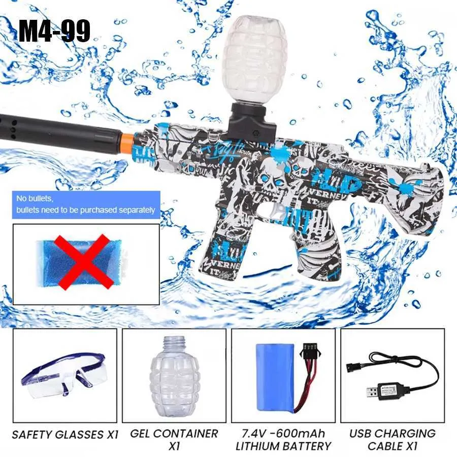 Electric Kids Toy Guns With Pistol, Beads, Goggles, Gel Ball Perfect ...