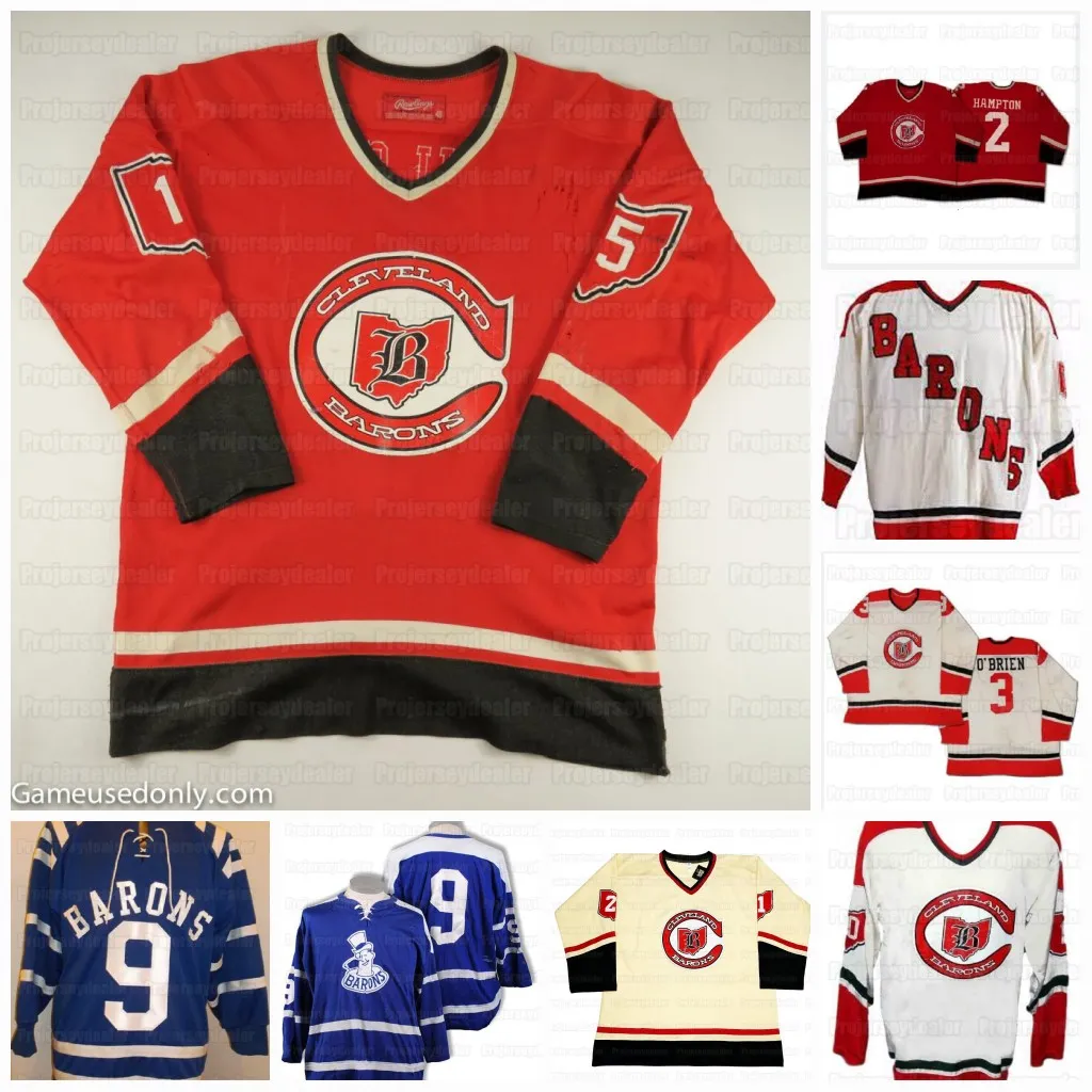 CLEVELAND BARONS AHL Hockey Jersey - Olson, Murray, Armstrong, Valette ...
