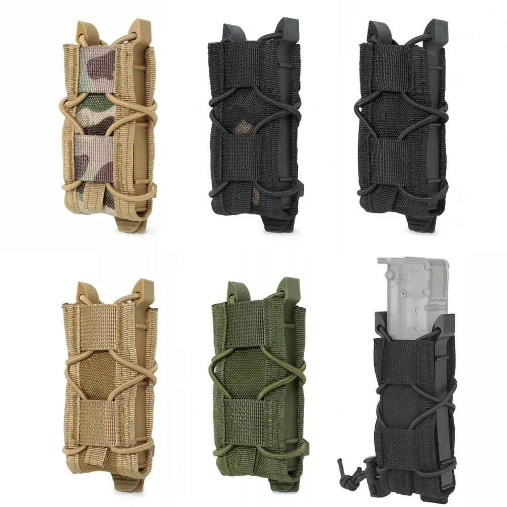 Tactical 9mm Pistol Magazine Pouch With Molle System For Military ...