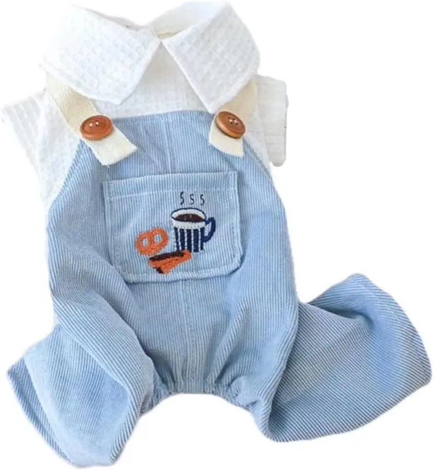 DHgate.com:Dog Overalls with Pocket - Breathable Summer Strappy Pants ...