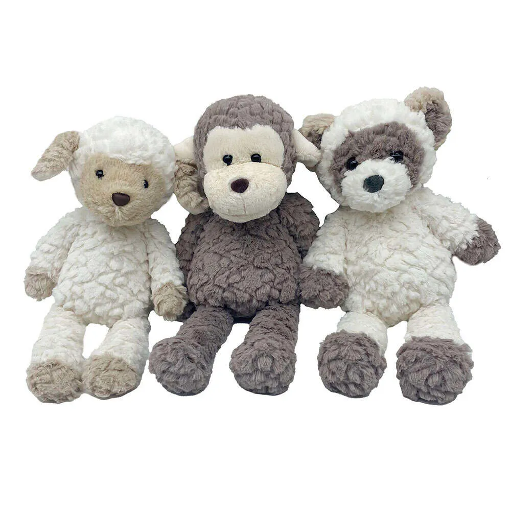 Douglas Stuffed Animals Toys With Teddy Material Lamb, Cow, Monkey, And ...