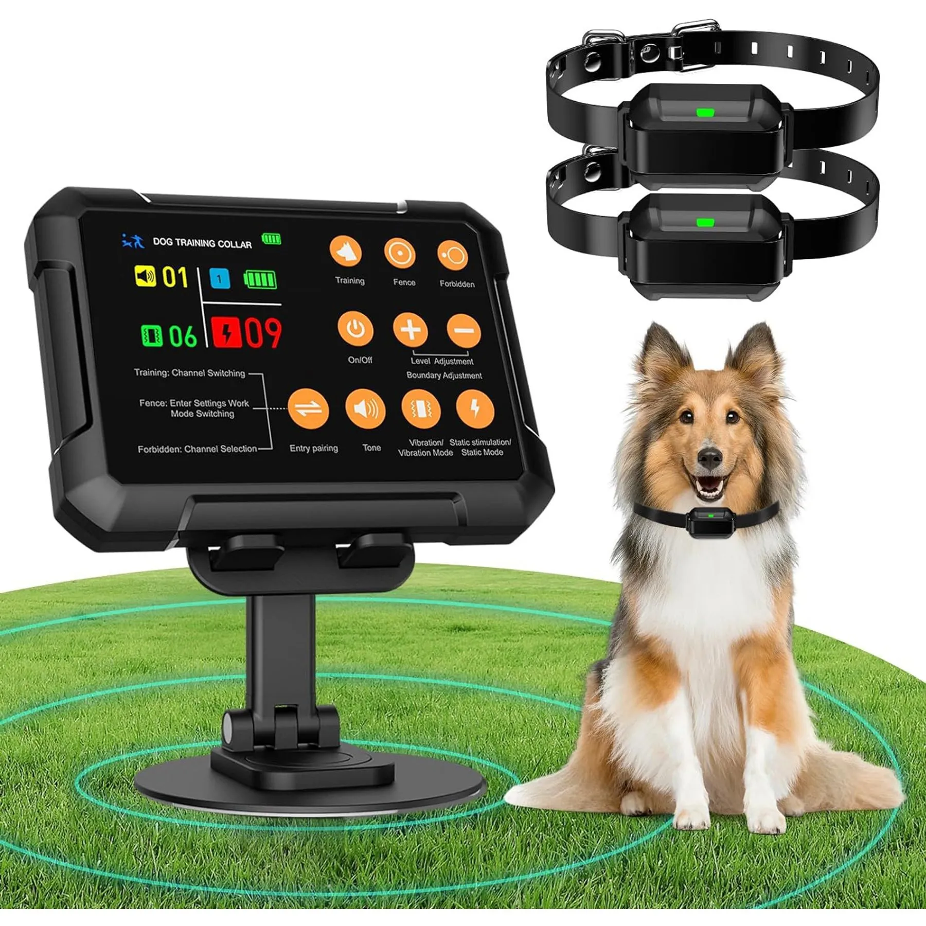 Wholesale Wireless Dog Fence With GPS And Training Collar System, 3 In ...