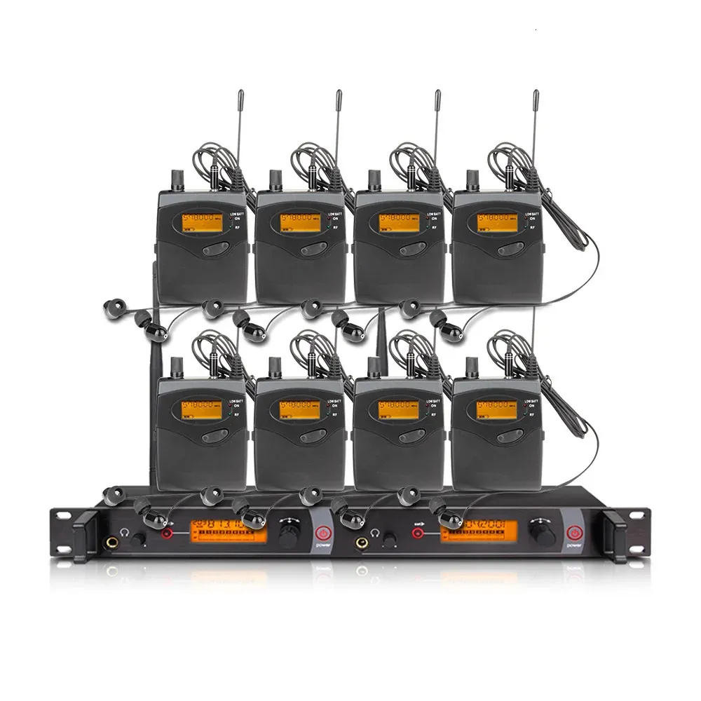SM-2050 Professional In-Ear Monitor System, 2-Channel Multi-Bodypack ...