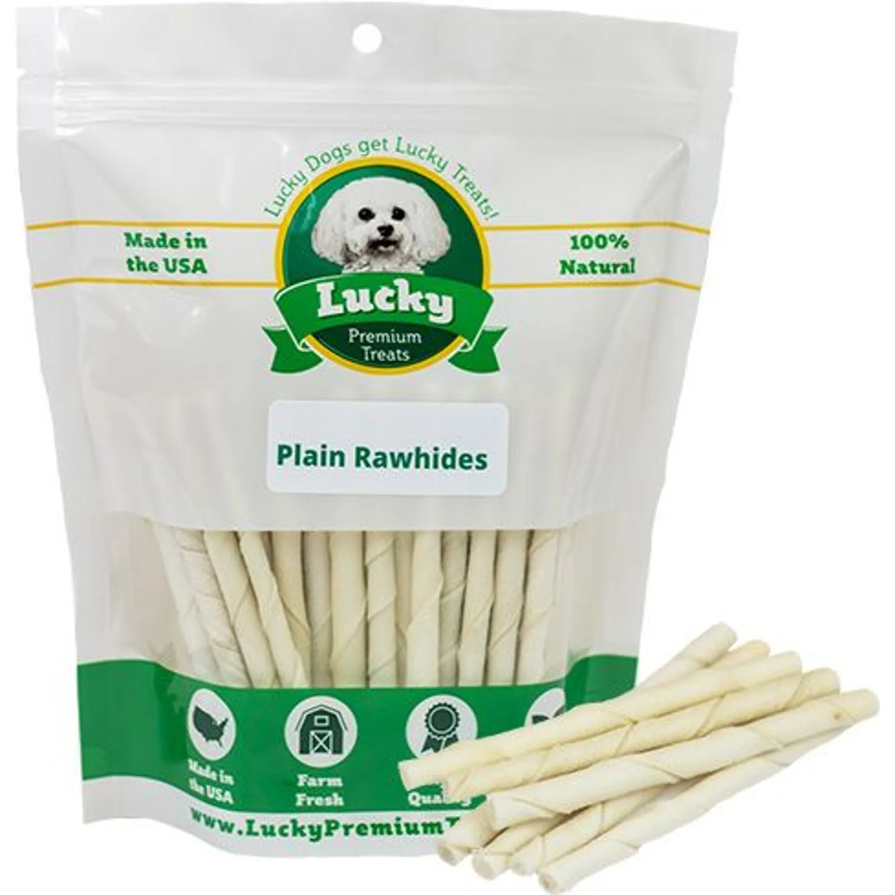 Premium Small Dog Chews: All-Natural, USA-Made Rawhide Treats - Shop ...
