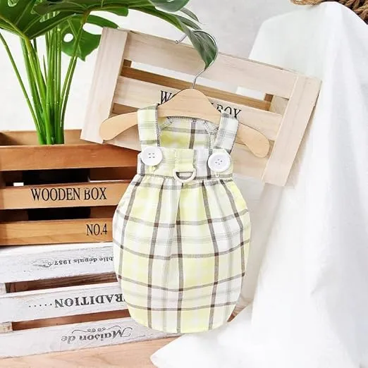 Cute Checkered Dog Dress: Perfect for Summer! Small Dog Clothing ...