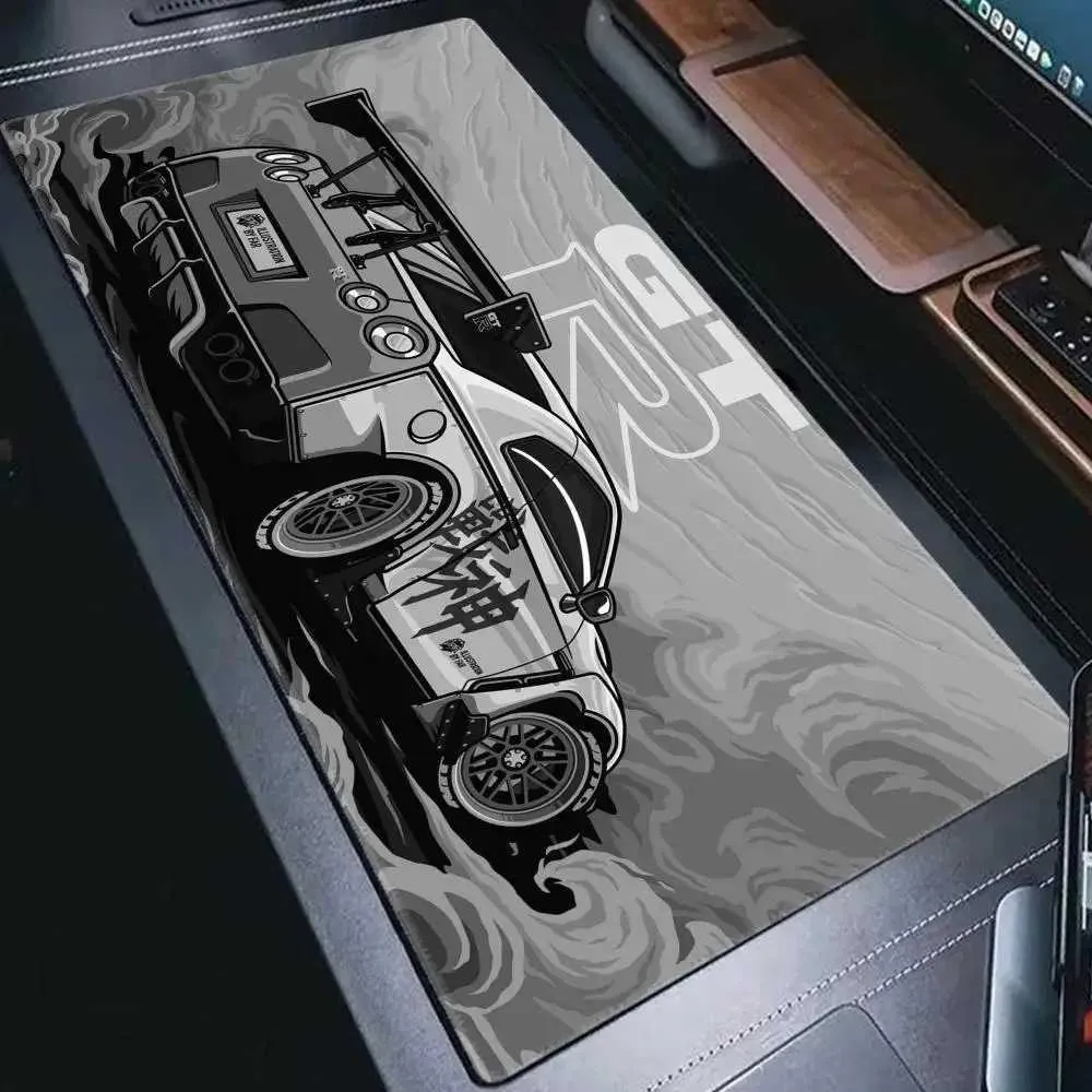 Newly Arrived XXL Sports Car Animation GTR Mouse Pad, Anti-Slip, Close ...
