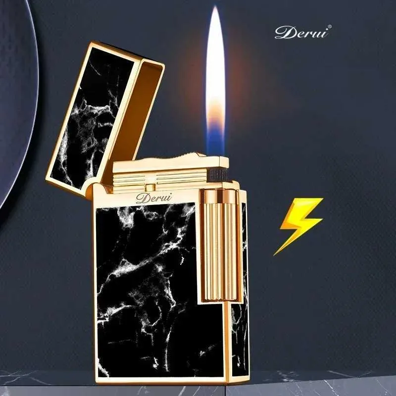 Luxury Cigarette Lighter New Side Sliding Crisp Sound Inflatable ...