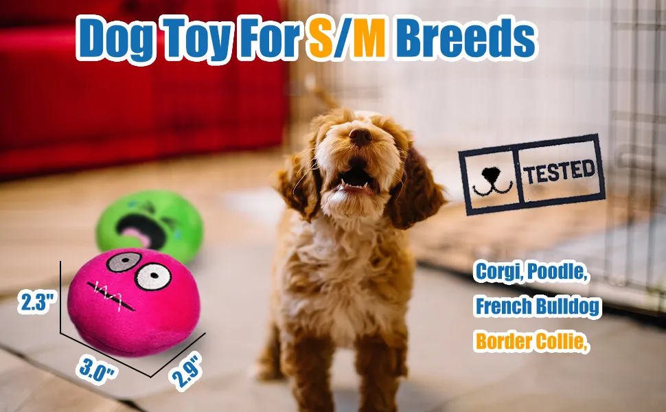 DHgate.com:Plush Squeaky Dog Toys for Small & Medium Breeds - Smile ...