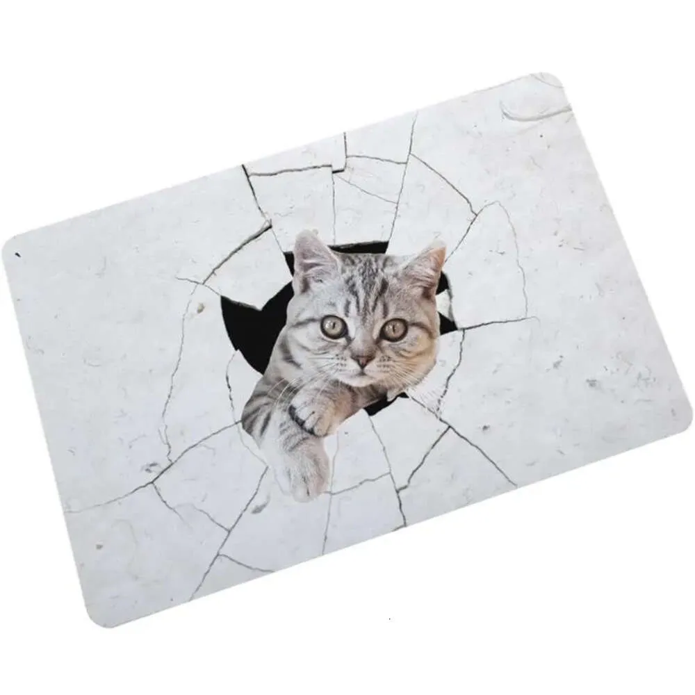 Cartoon Cartoon Diatomite Bath Mat Absorbent, Anti Slip, Natural Rubber ...