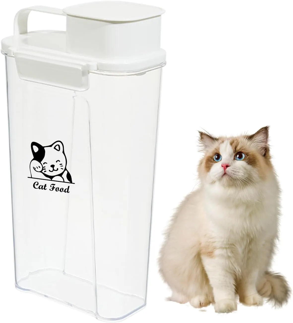 DHgate.com:4 Qt Clear Bird Seed Storage Container - Airtight, Pour ...