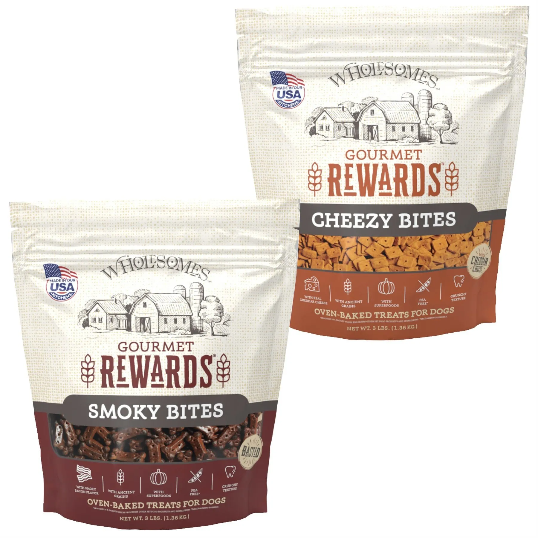 Smoky & Cheezy Dog Treat Biscuits: Yummies Rewards for Happy Pups! Shop ...