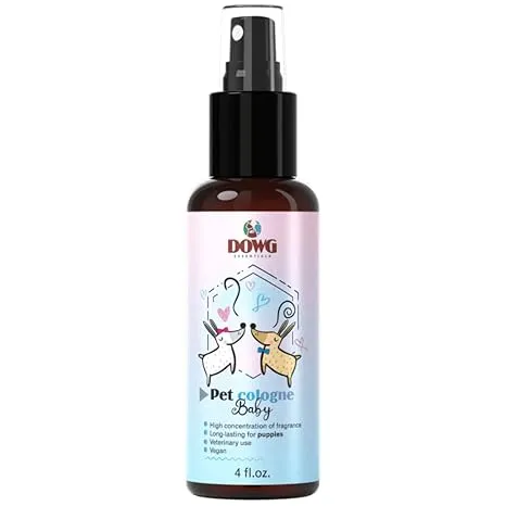 Gentle Pet Cologne: Baby Powder Scent for Dogs, Cats & Small Animals ...