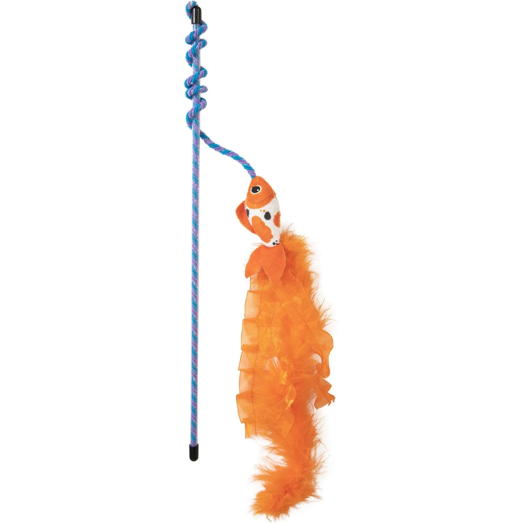 Cute Koi Fish Cat Wand Toy - Premium Quality, Interactive Fun! Shop Now ...