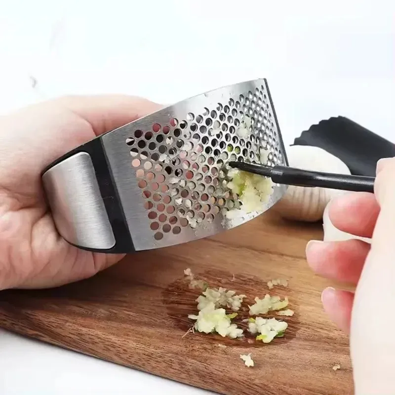Modern Home Stainless Steel Garlic Press: Ring Shape, Minced Tool ...