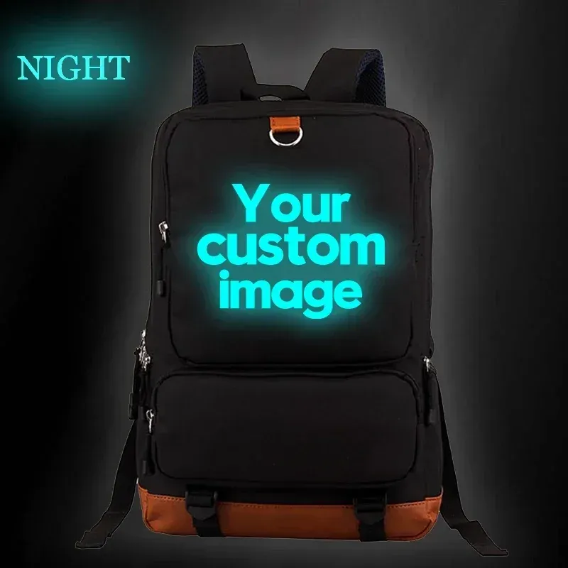Customizable Luminous Personalised Backpack With Your Logo And Name ...