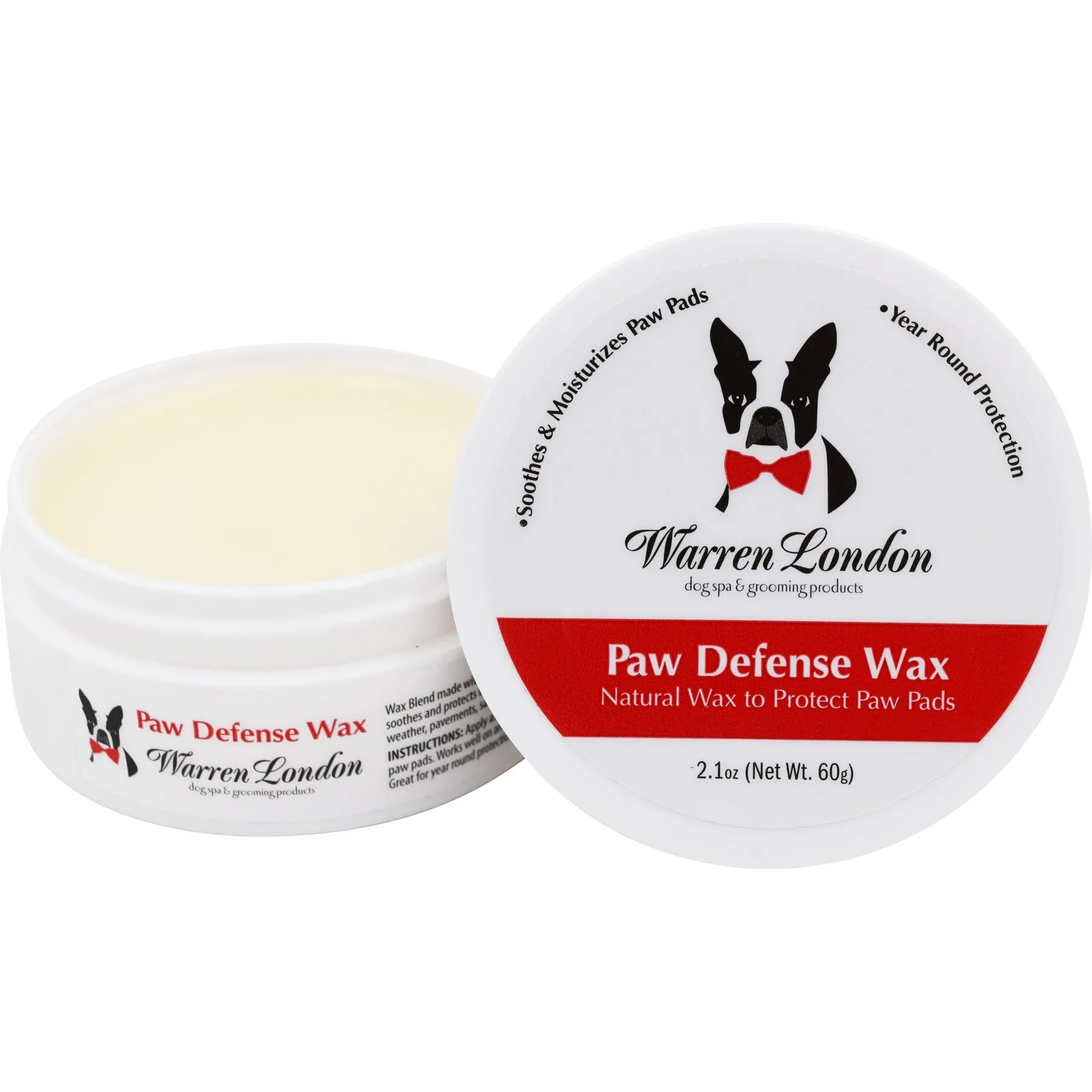 Dog Paw Protection Wax - Natural & Organic - Soothes & Protects Dry ...