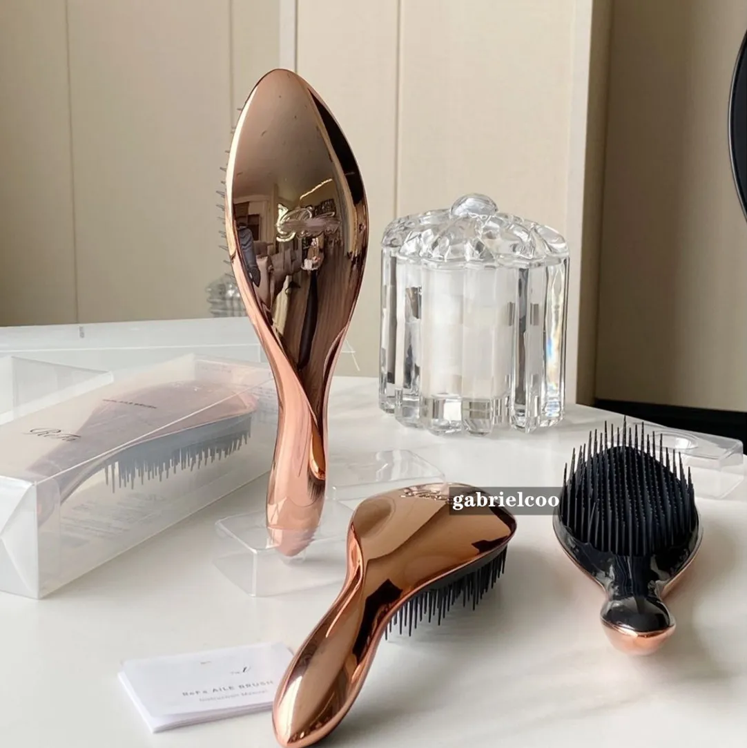 DHgate.com:Japanese Scalp Care Comb - Rose Gold Pearl White Detangling ...