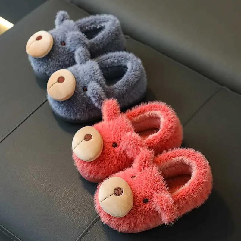 Cute Cartoon Slippers - Warm & Cozy Winter Shoes for Infants & Toddlers ...