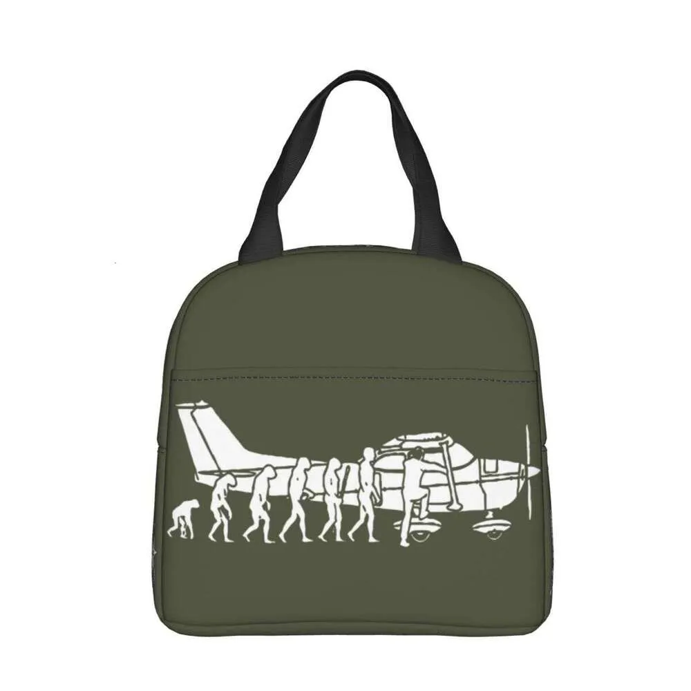 Large Insulated Cooler Bag Cessna Pilot Airplane Lunch Box Aviation ...