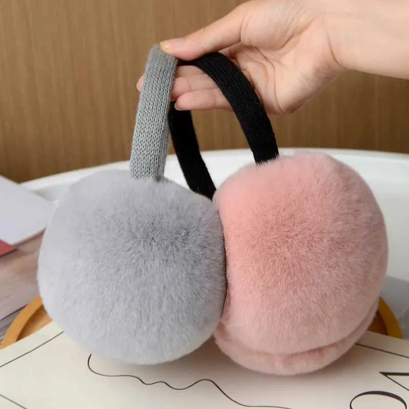 Rex Rabbit Fur Earmuffs: Natural Warmth & Style. Fluffy Ear Muffs for ...
