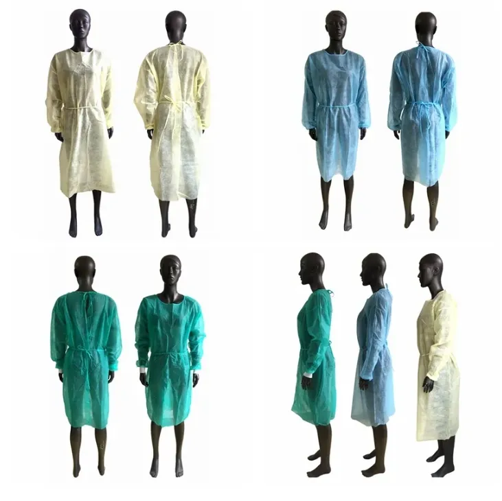 Non Woven Protective Clothing Disposable Isolation Gowns Clothing Suits ...