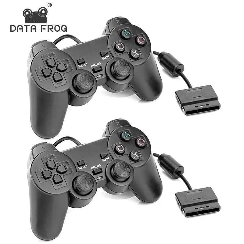 DATA FROG Wired Hori Wired Mini Gamepads Double Vibration Joystick ...