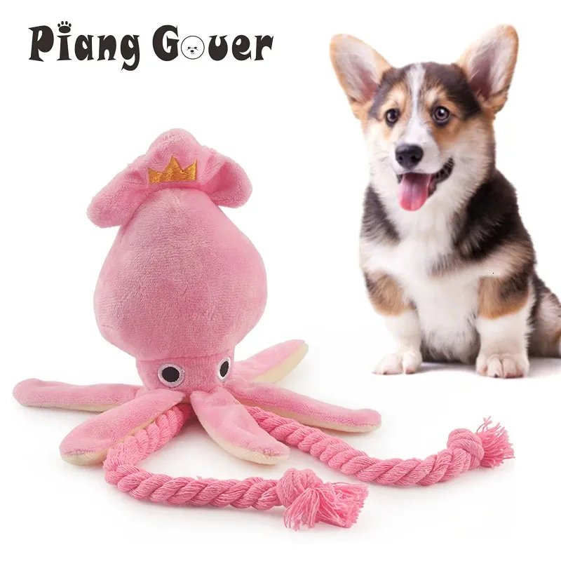 Cute Squid soft toys with Sound - Perfect for Small Dogs and Cats ...