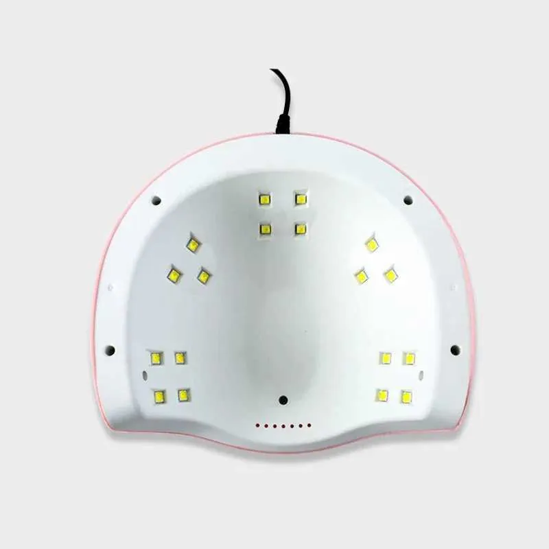 Professional LED UV Nail Lamp - Portable Gel Nail Dryer with USB ...