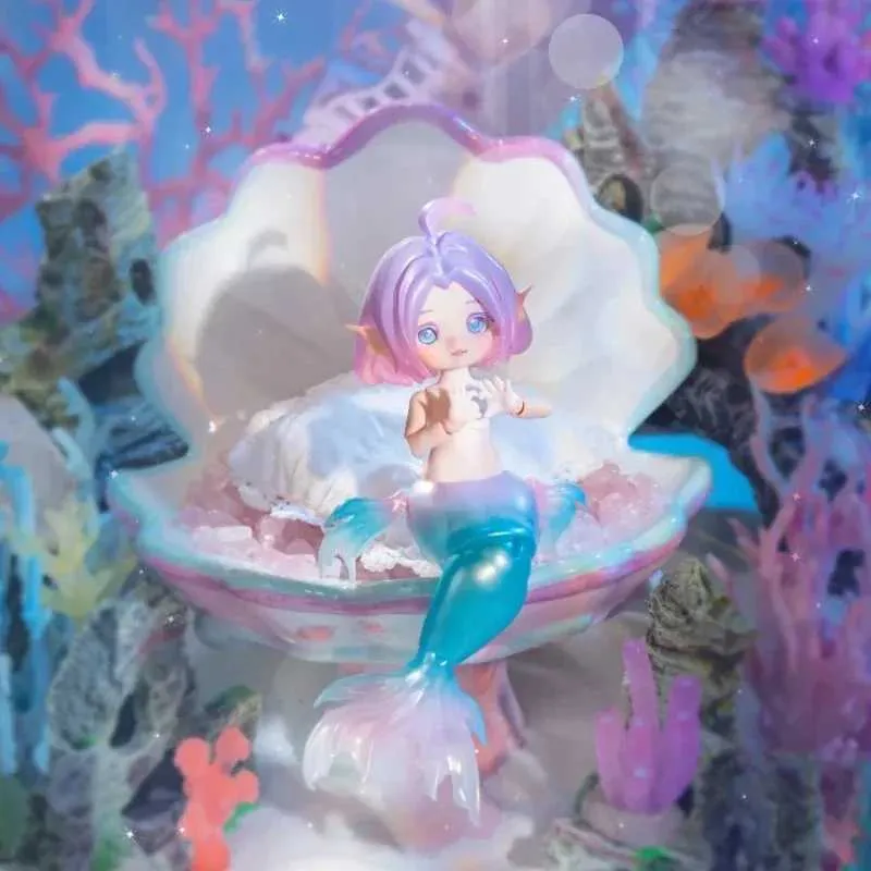 Mermaid Chu Series Anime Figures Blind Box My Melody With Movable 1/12 ...