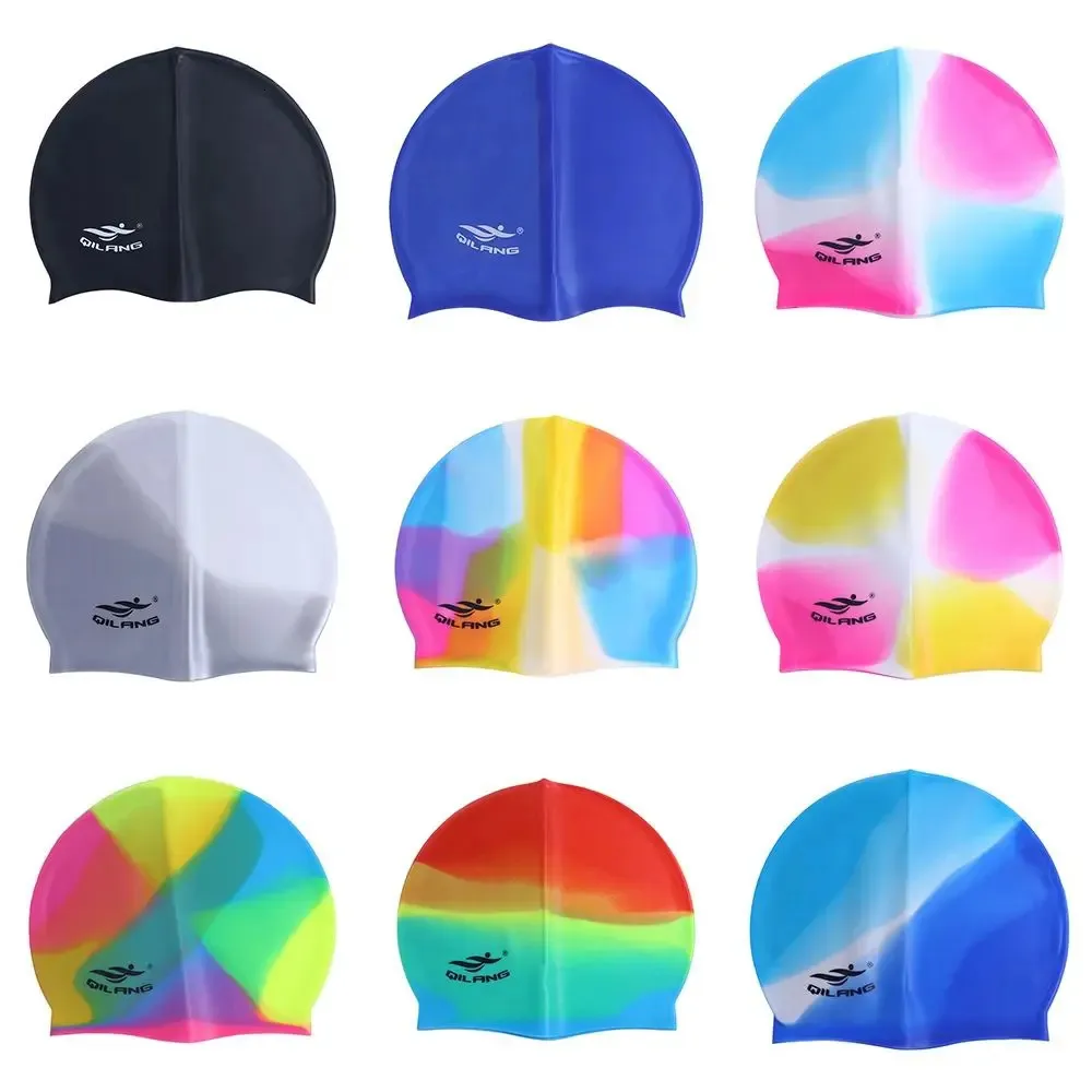 DHgate.com:High Elastic Silicone Waterproof Swimming Pool Cap for Men ...