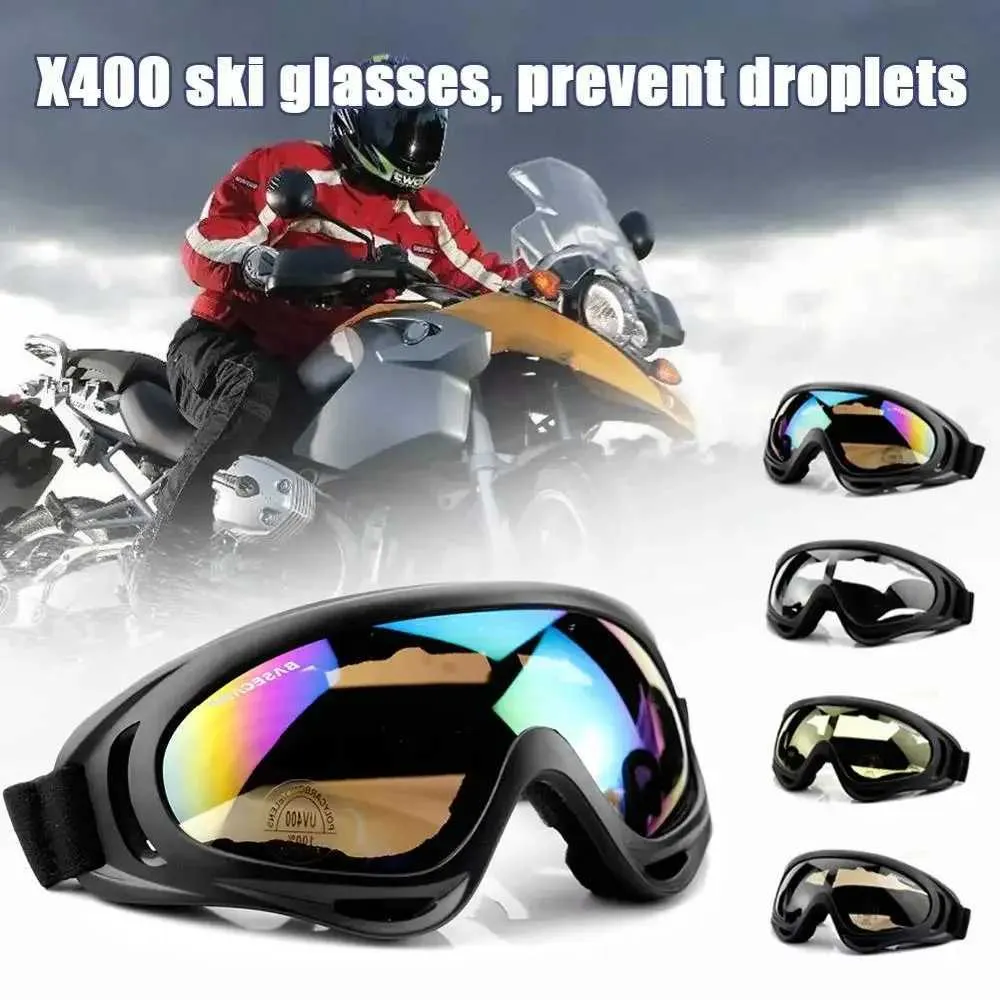 Men's Tactical Outdoor Motorcycle Goggles Over Glasses Dust Splash ...