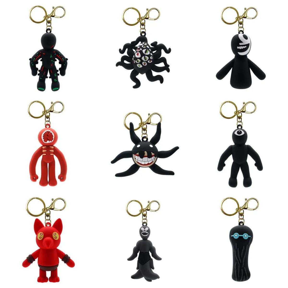 Video Game Keychain - Spooky Doll Pendant, Horror Keychains, Small ...