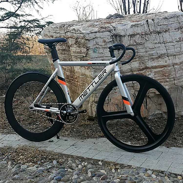 Fixed Gear Bicycle Aluminum Alloy Frame 700C Wheelset Flip-flop Hub ...