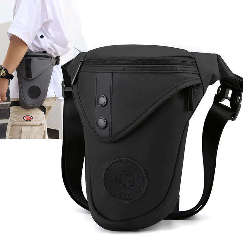 Motorcycle Leg Bag Tactical Thigh Pack For Men, Multi Purpose Nylon ...