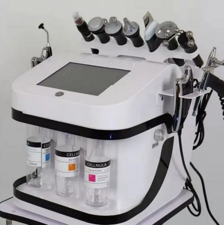 10 In 1 Hydrodermabrasion Hydralift Facial Machine With Oxygen Jet For ...