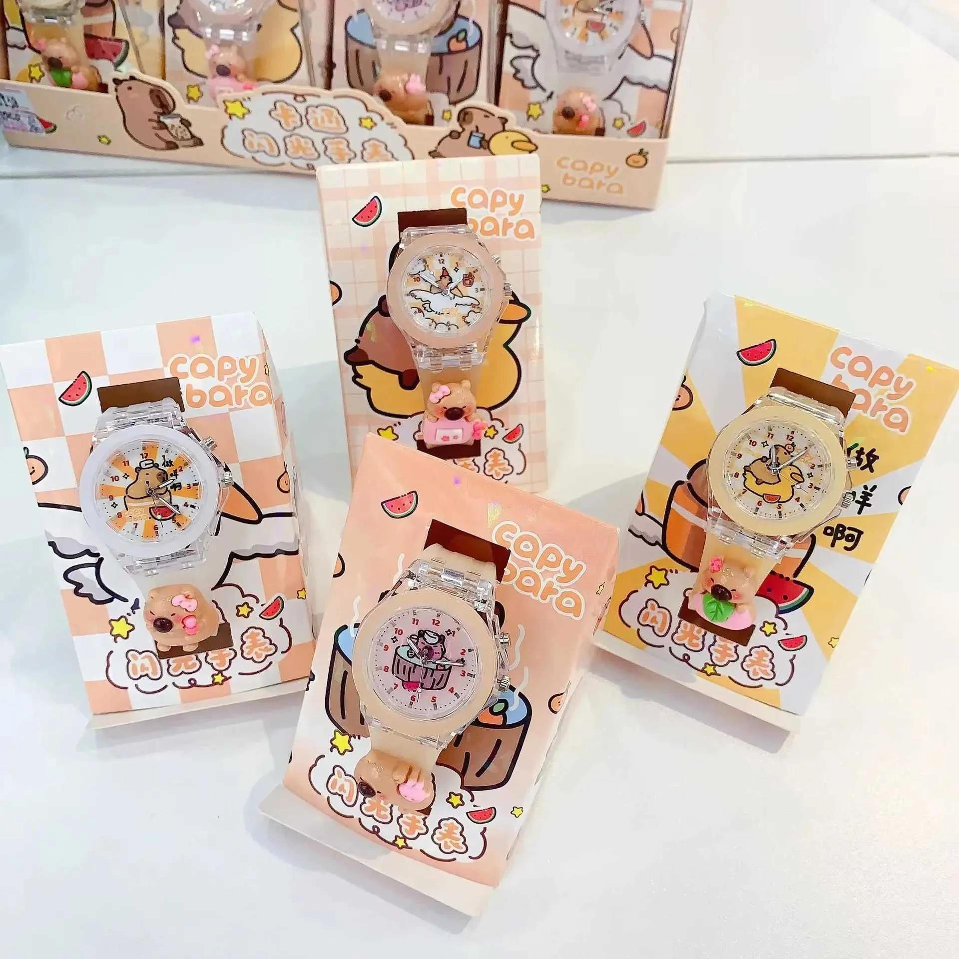 Cute 3D Capybara Cartoon Samsung Watch 4 44mm Perfect Birthday Gift For ...