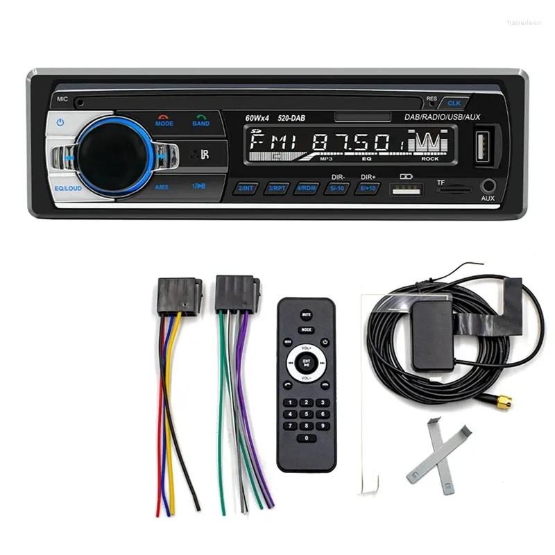 JSD-520 1-DIN Car Stereo with Bluetooth, AM/FM Radio, DAB, MP3 Player ...