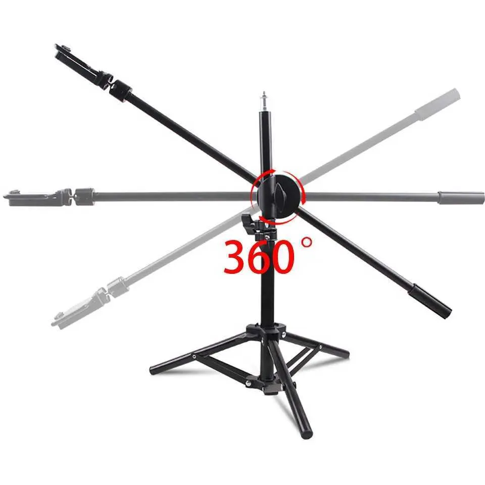 Phone tripod with ring light and boom arm tripod for video and ...