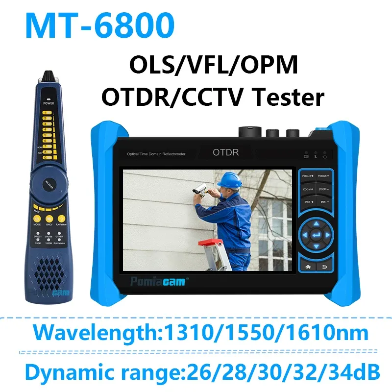 5.4 inch Multifunction OTDR with 8K H.265 IP, 4K HDMI Output, Cable ...