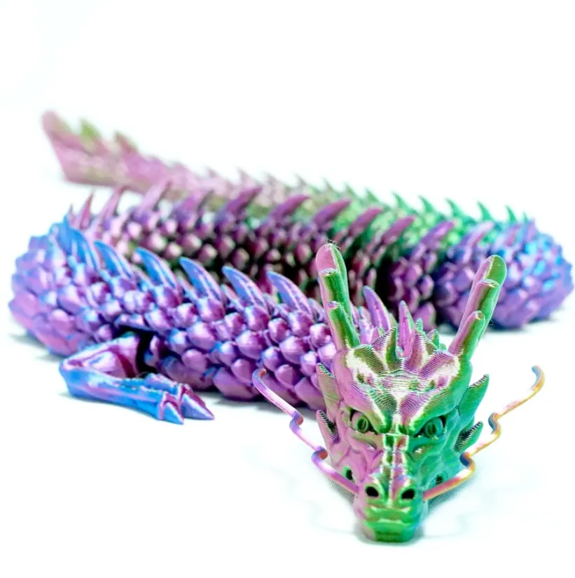 3D Printed Integrated Chinese Dragon Body Joints That Can Move Home ...
