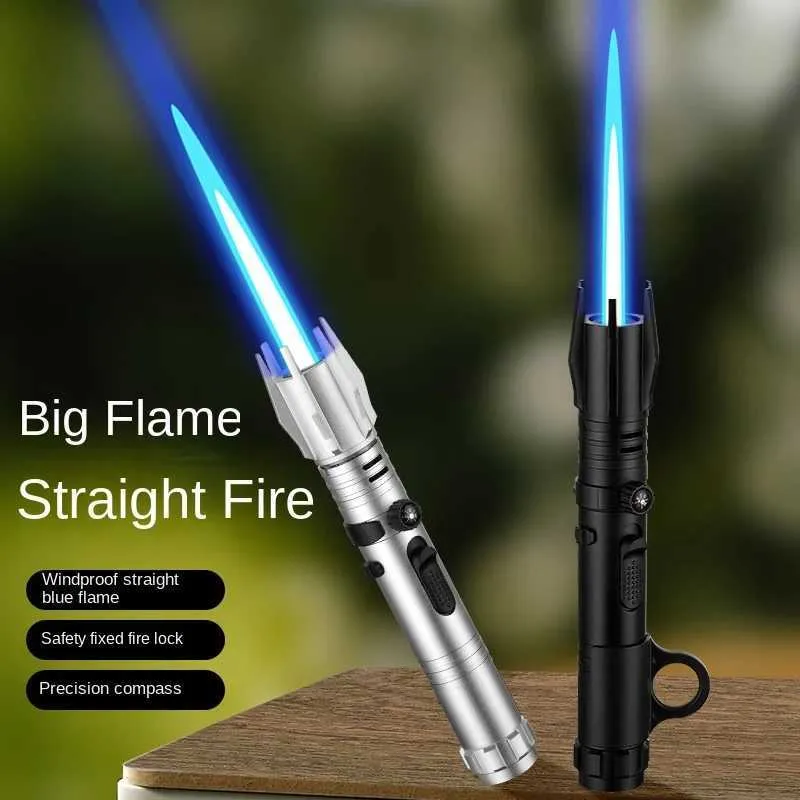 High Firepower Torch Flame Jet Gas Lighter Spray Gun Windproof Turbo ...