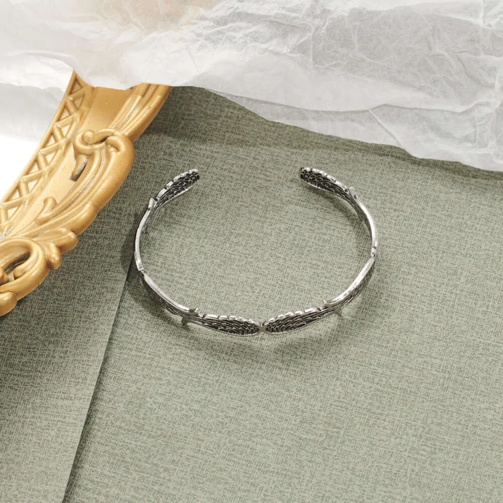 Angel Wings Adjustable Bracelet - Personalized Infinity Design, Ancient ...
