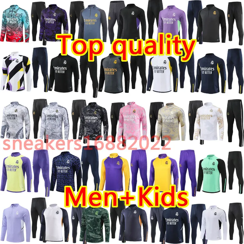 Real Madrid 24 25 Mens And Kids Tracksuit Set With Vini Jr, BellingsHAM ...