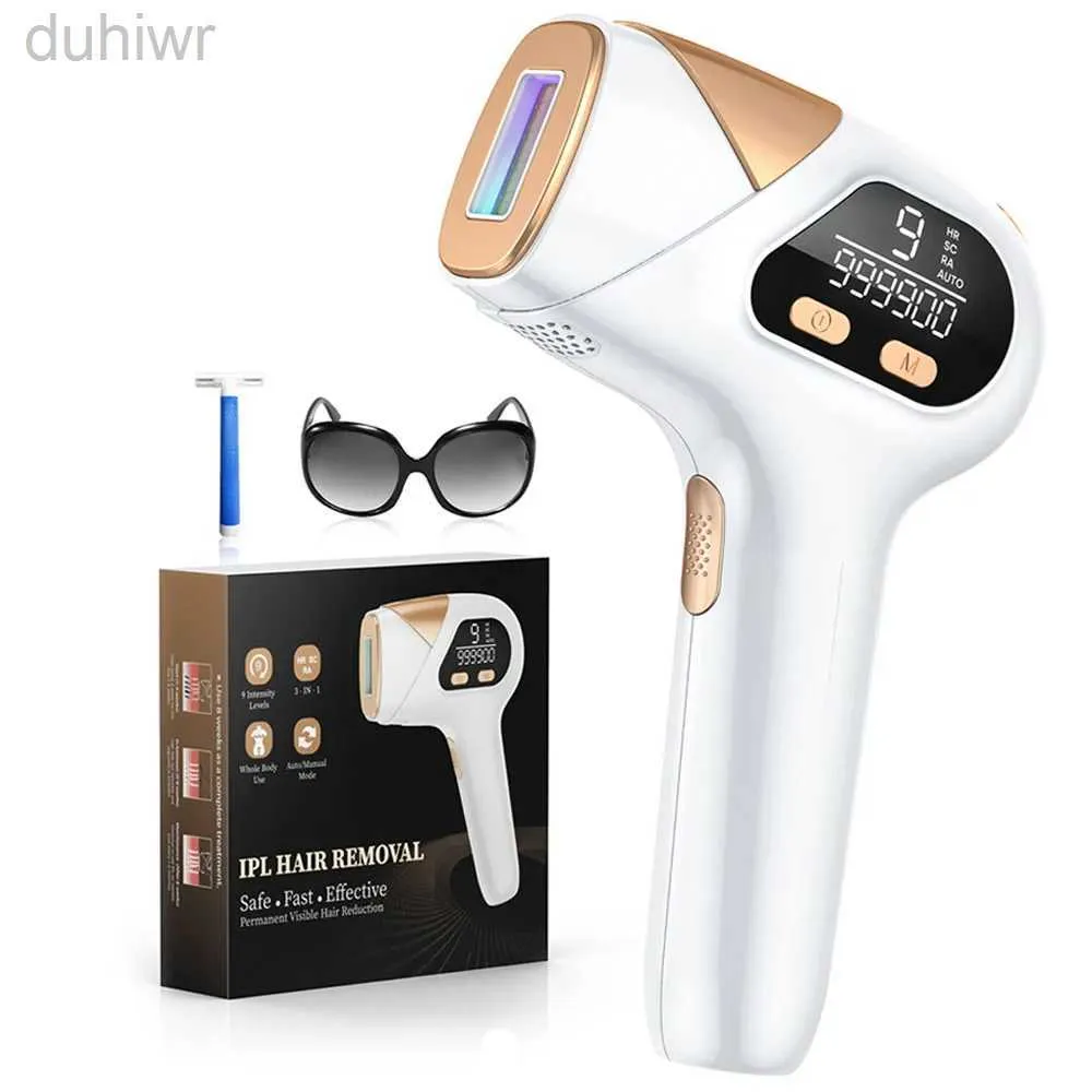 Epilator IPL Laser Hair Removal 3-in-1 9 Levels 999900 Flashes ...