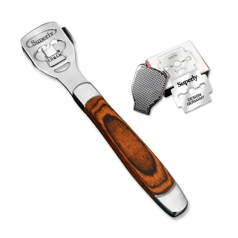 2024 Foot Razor Pedicure Tool Set: Stainless Steel File, Callus Shaver ...