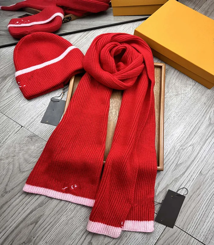 2025 Fashion Scarf, Hat, and Gloves Set: High Quality Wool Winter 2 ...